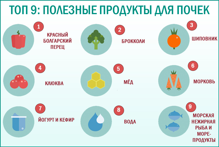 Ответы Mail: Какие продукты полезны для почек