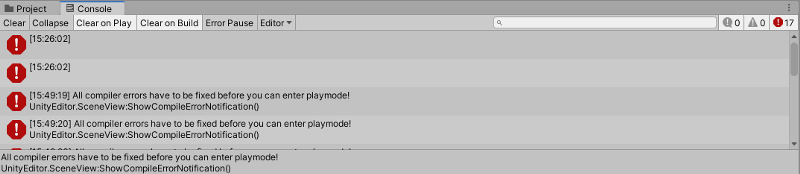 Ответы Mail: Ошибка в Unity 3D All compiler errors have to be fixed before you can enter ...
