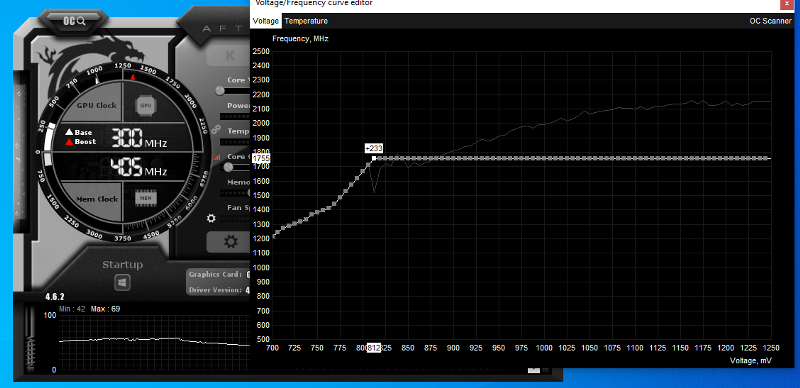 Ответы Mail: Curve editor MSI afterburner как поменять график?